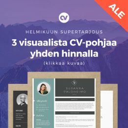 Tällainen on toimiva CV malli nuorelle henkilölle | CVpohja.fi
